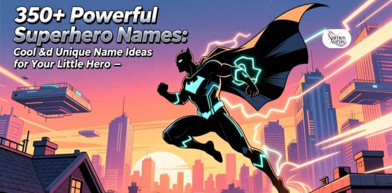350+ Powerful Superhero Names: Cool & Unique Name Ideas for Your Little ...