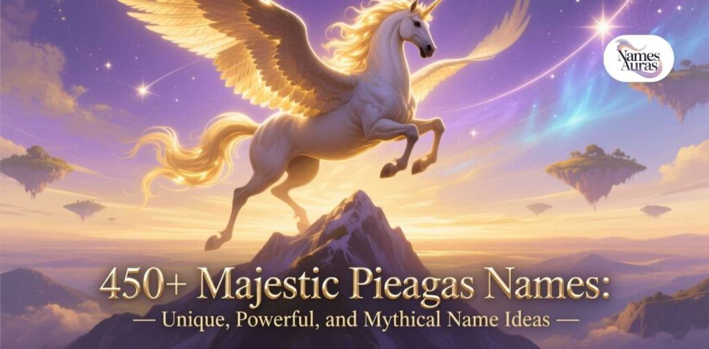 450+ Majestic Pegasus Names: Unique, Powerful, and Mythical Name Ideas