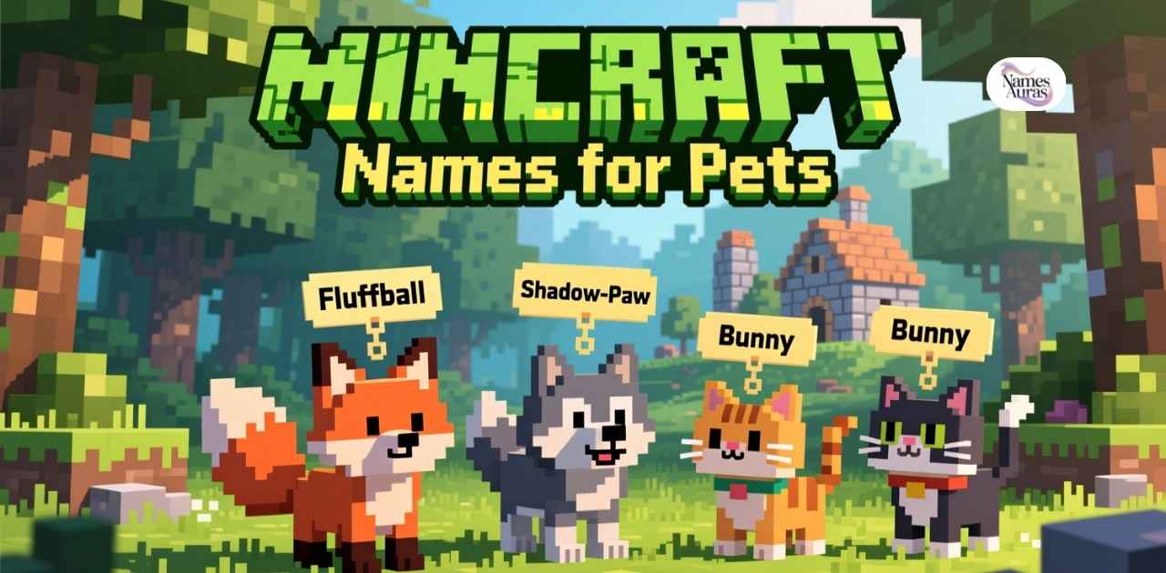 490+ Minecraft Names: Funny, Unique, Cute & Craftable Username Ideas