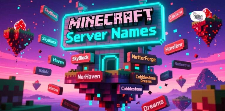490+ Minecraft Names: Funny, Unique, Cute & Craftable Username Ideas