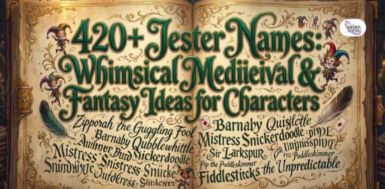 420+ Jester Names: Whimsical Medieval & Fantasy Ideas for Characters