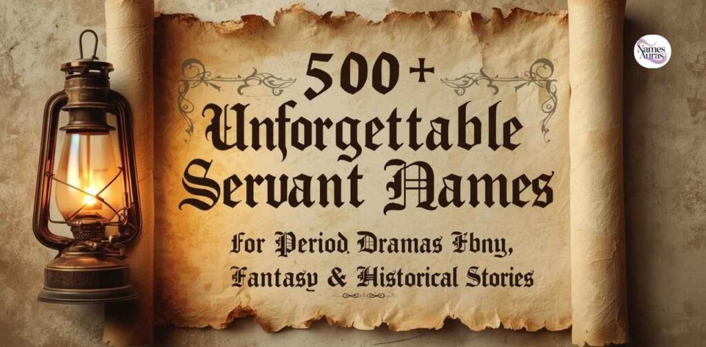 500+ Unforgettable Servant Names: for Period Dramas, Fantasy ...