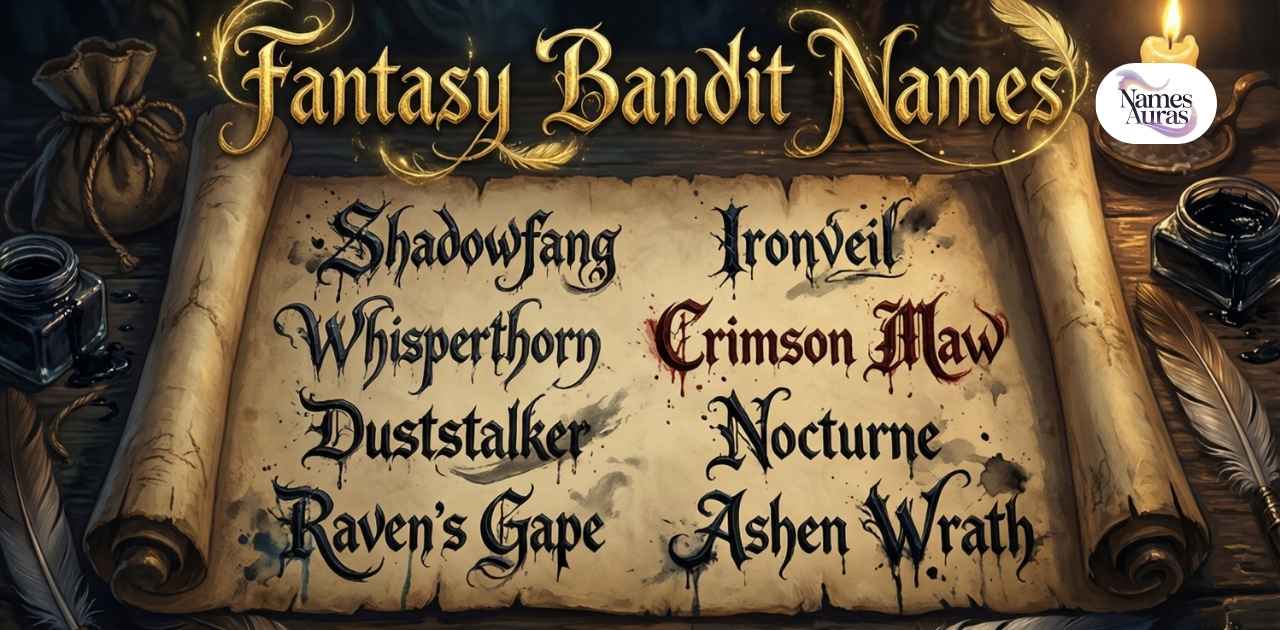 300+ Bandit Names: Cool, Funny, Rogue & Mysterious Name Ideas