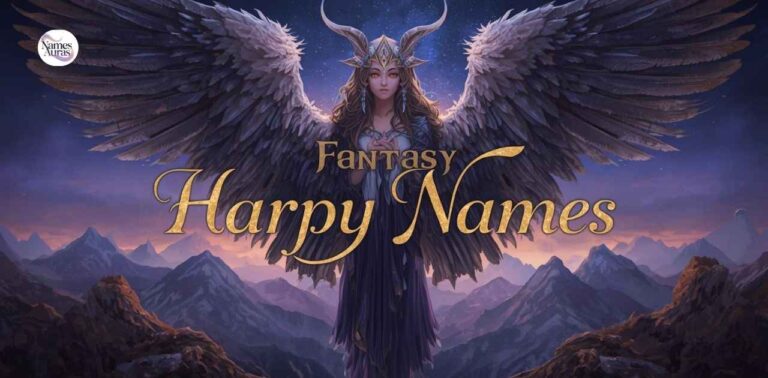 465+ Harpy Names: Fierce, Unique & Mythical Harpy Name Ideas 2026