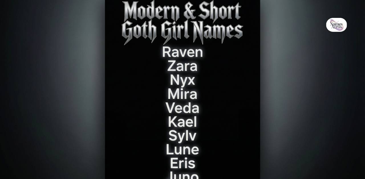 Gothic & Goth Girl Names 2026: 120+ Victorian, Witchy, Modern ...