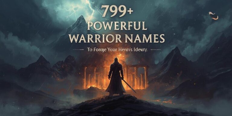 799+ Powerful Warrior Names: Valiant Ideas To Forge Your Hero's Identity